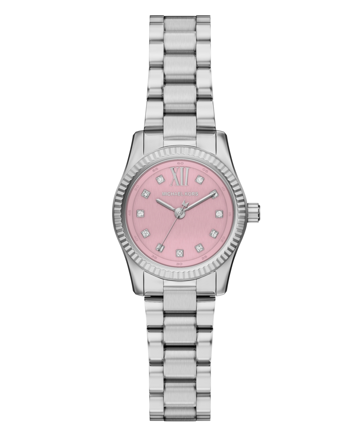 Click here for Michael Kors Womens Lexington Three-Hand Stainless... prices