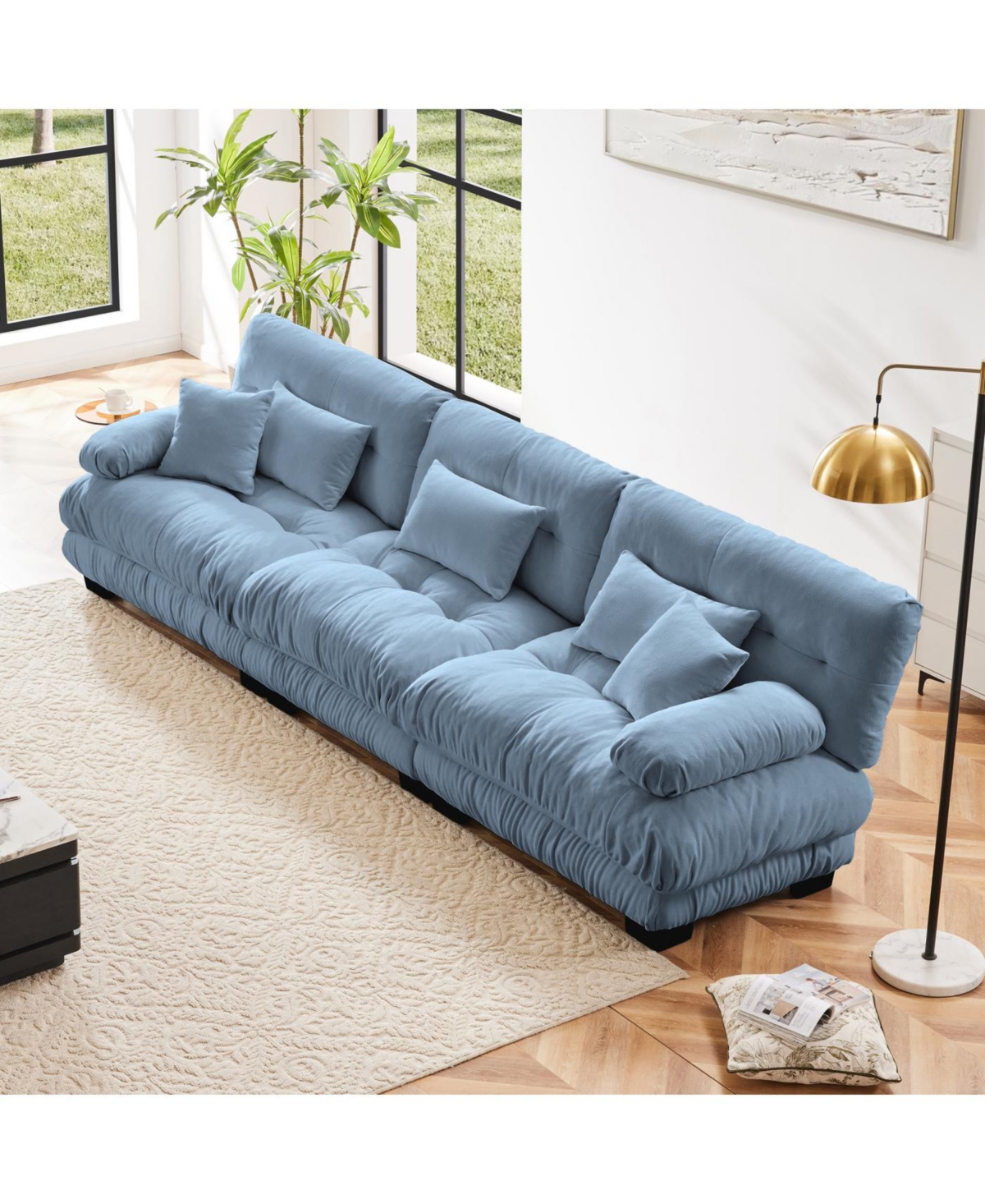 Click here for Streamdale Furniture Streamdale 3-Seater Chenille... prices