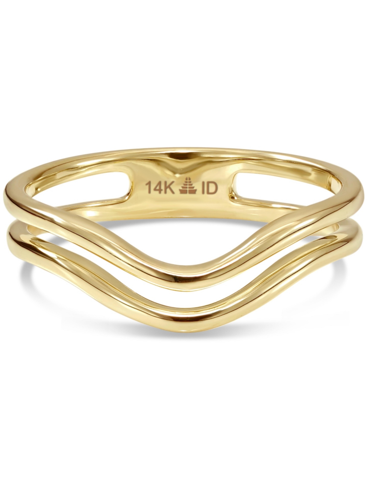 Click here for Devata Wishbone Arch Ring in 14K Gold - Gold prices