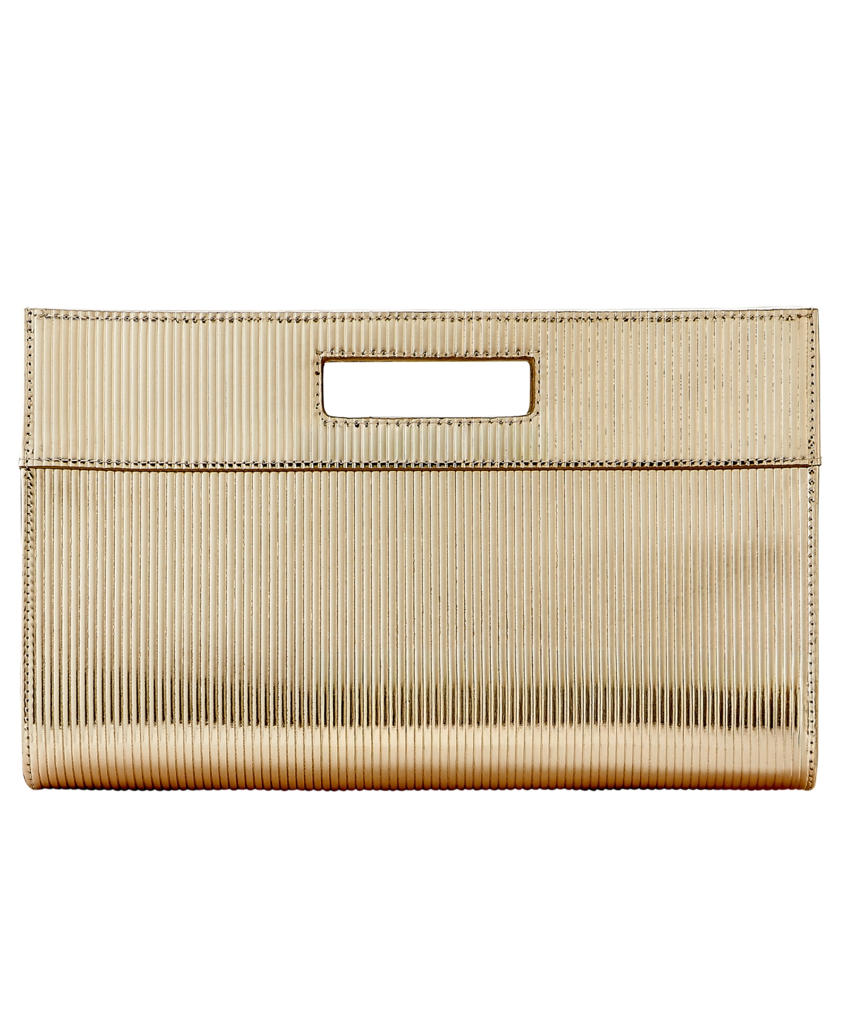 Click here for GiGi New York Remy Embossed Stripe Leather Clutch... prices