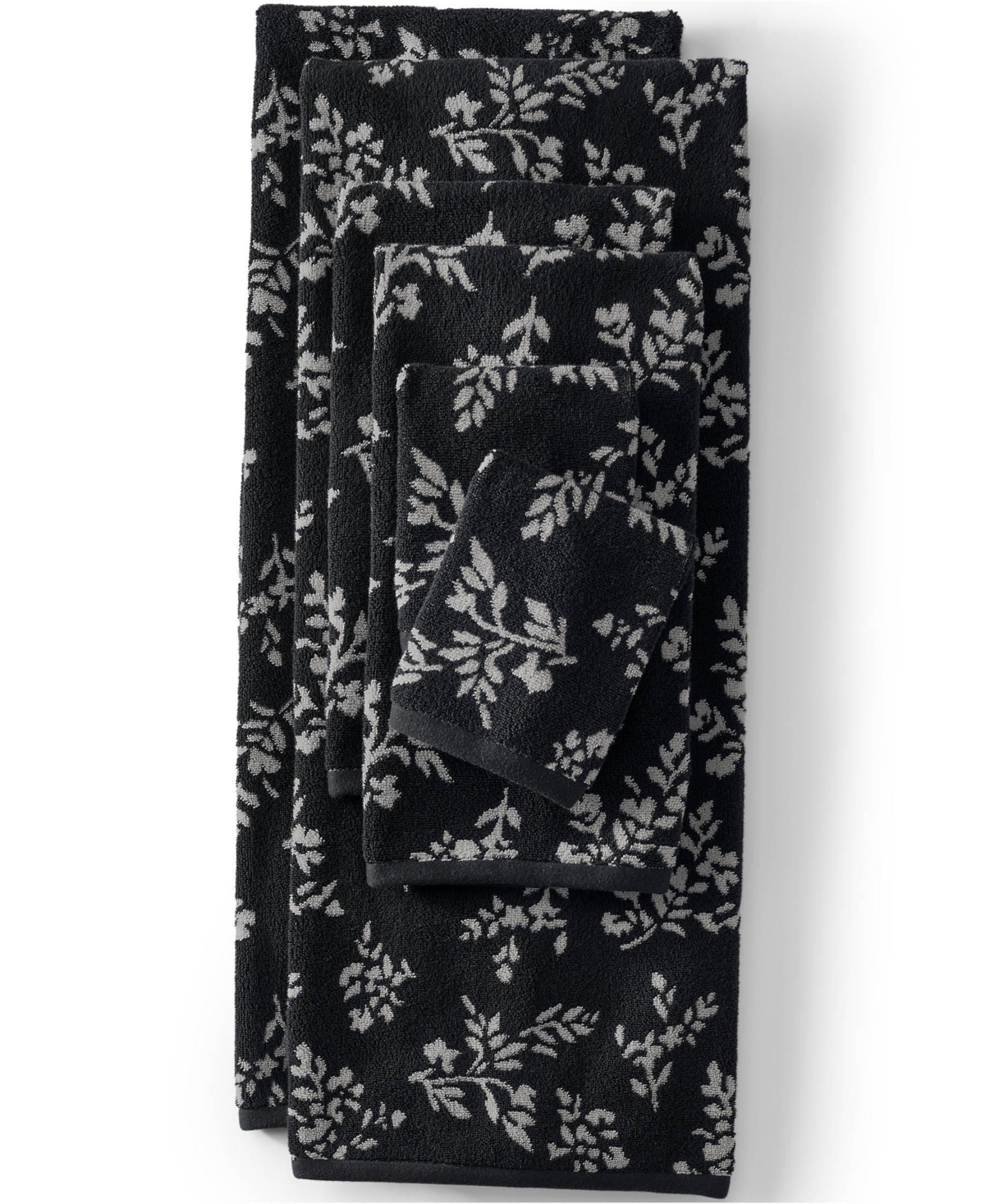 Click here for Lands End Cotton Jacquard 6-Piece Bath Towel Set -... prices