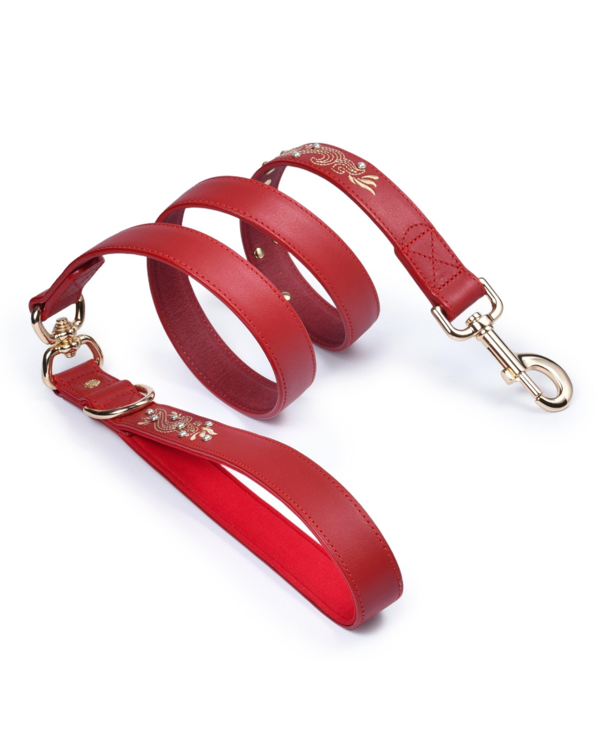 Click here for Blueberry Pet Western Style Full Grain Genuine Lea... prices