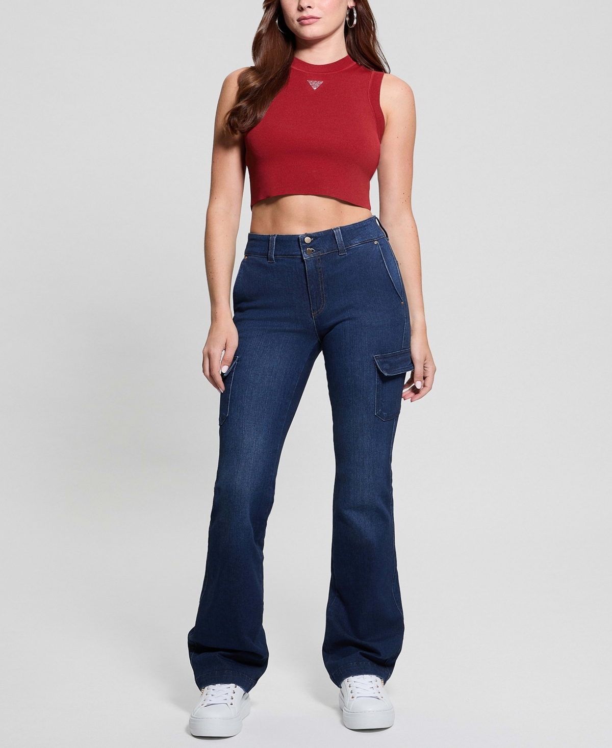 Click here for Guess Womens Cargo Mini Bootcut Jeans - Seductive... prices