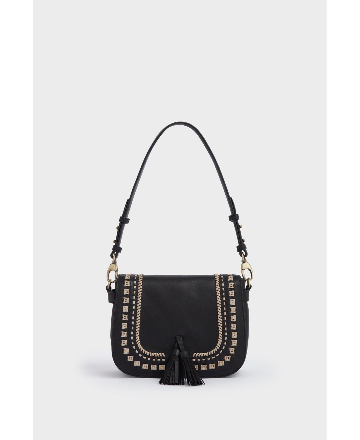 Click here for Osprey London The Dakota Leather Crossbody Bag - B... prices