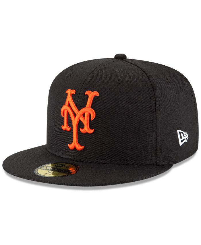 New Era New York Mets Banner Patch 59FIFTY Fitted Cap - Macy's