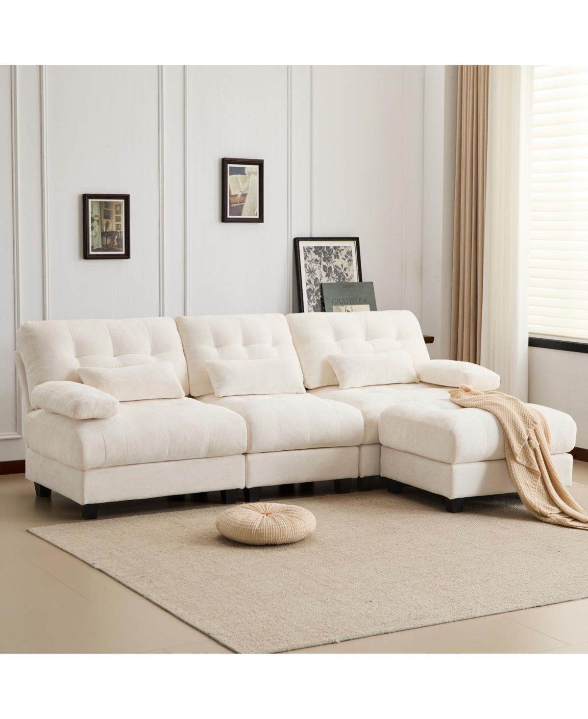 Click here for Streamdale Furniture 93" 3+1 Seater Sofa w/ O... prices