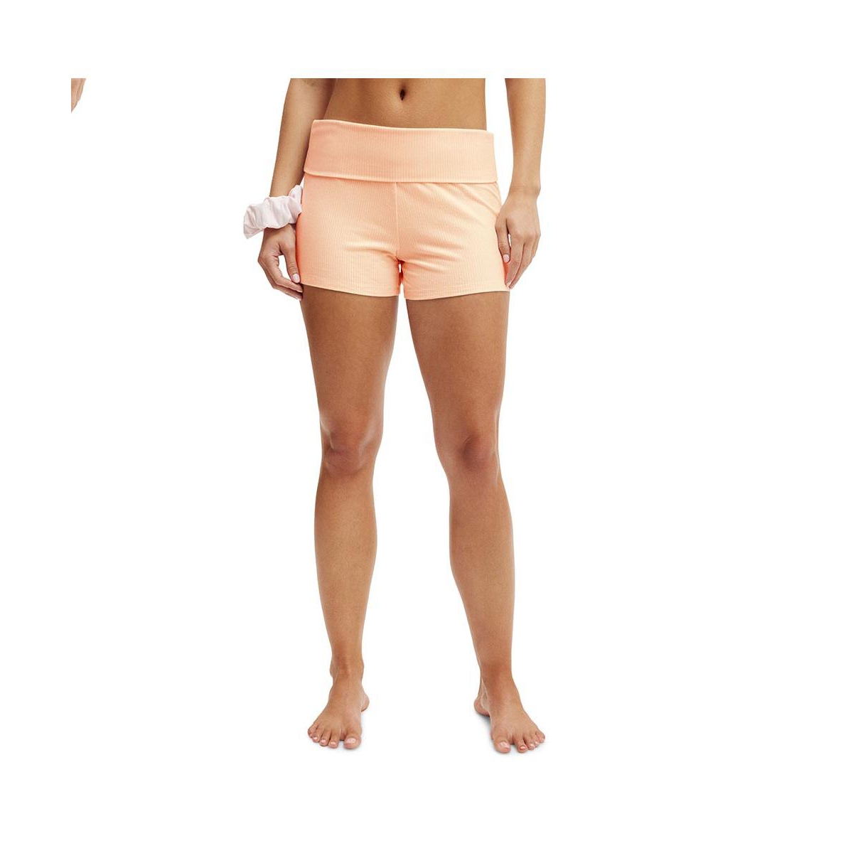 Click here for Cotton On Womens Peached Jersey Roll Waist Short -... prices