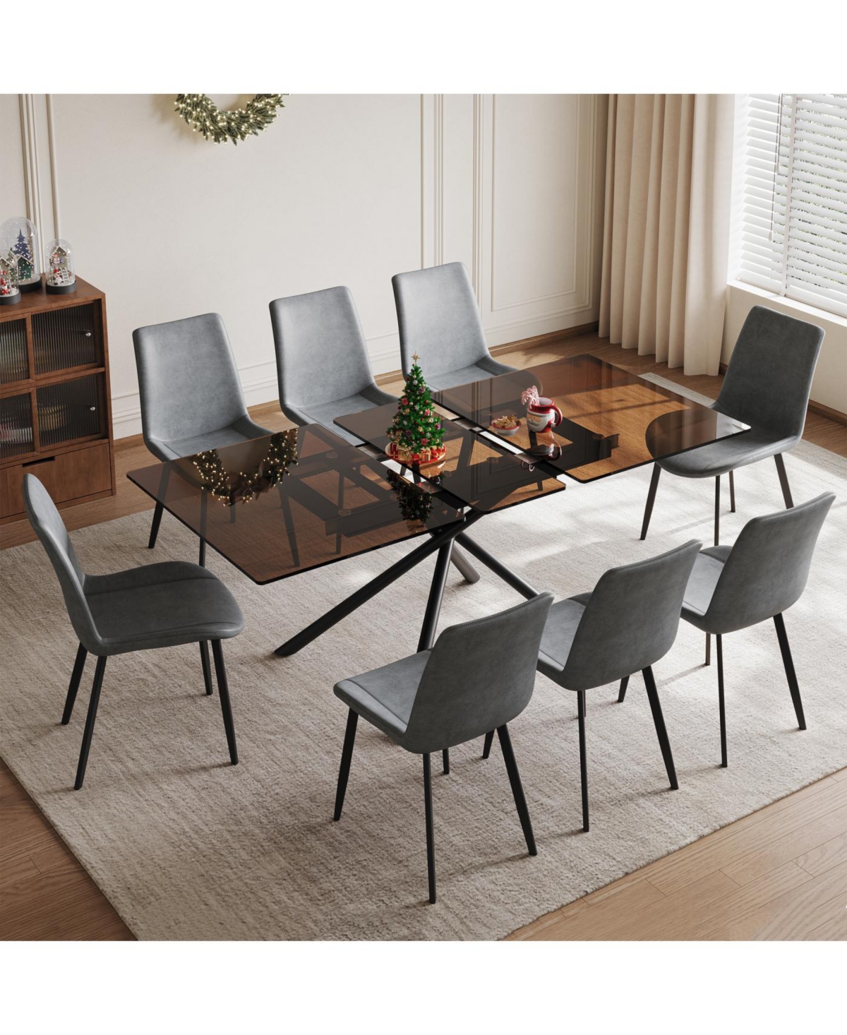 Click here for Streamdale Furniture 59" Expandable Dining Ta... prices