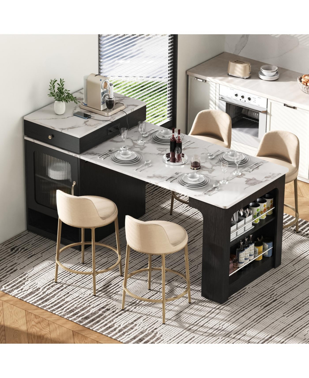 Click here for Streamdale Furniture 59.5" Extendable Kitchen... prices