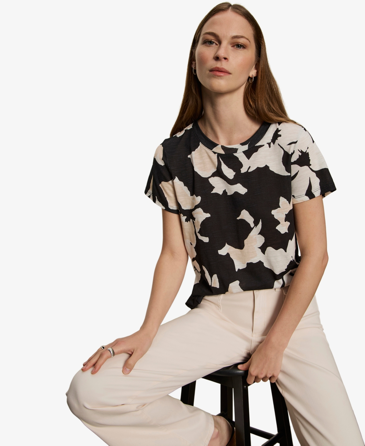 Click here for Sanctuary Womens Perfect Pull On T-Shirt - Petal W... prices