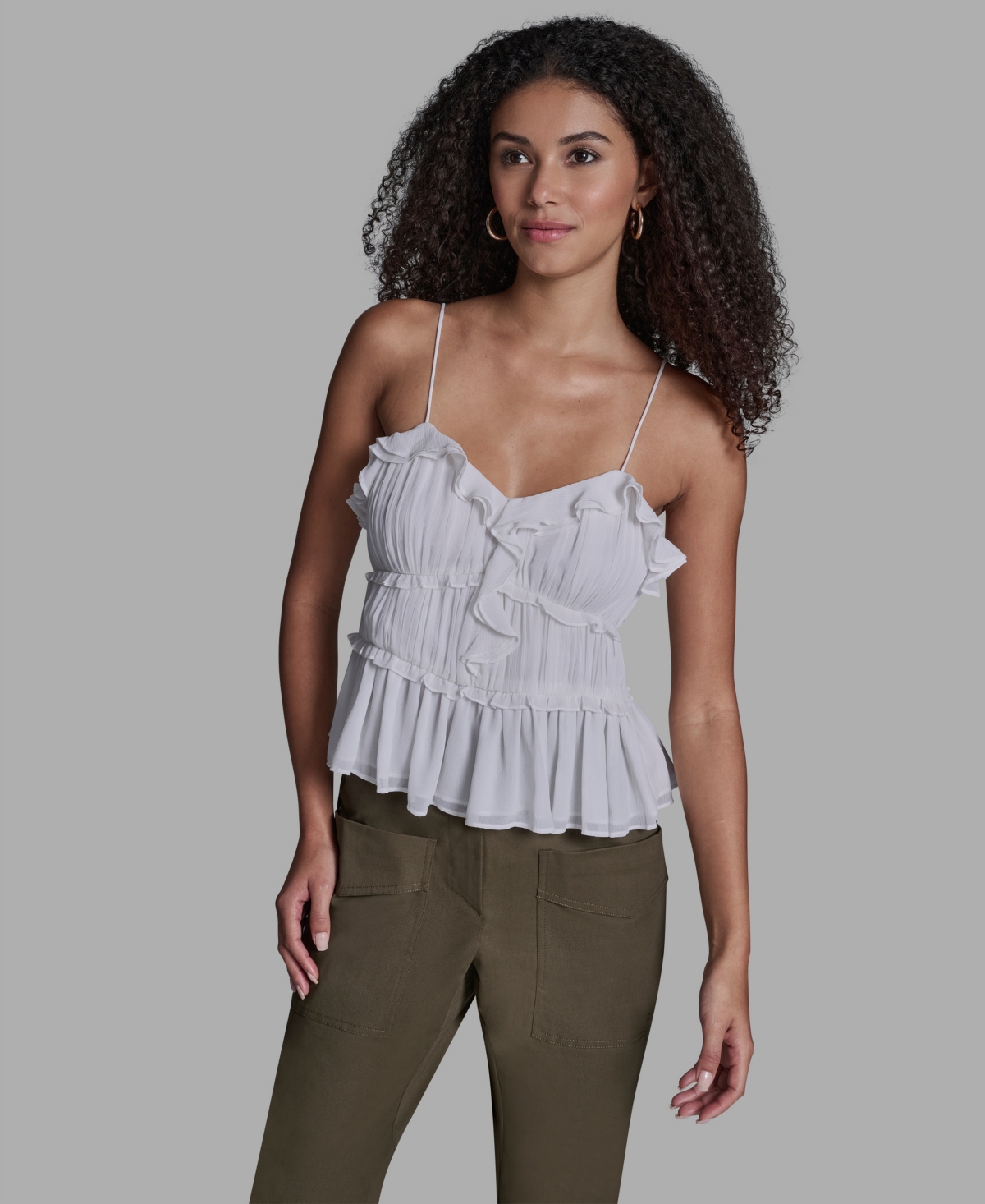 Click here for Bcbg Womens Sleeveless Square Neck Tank Top - Whis... prices