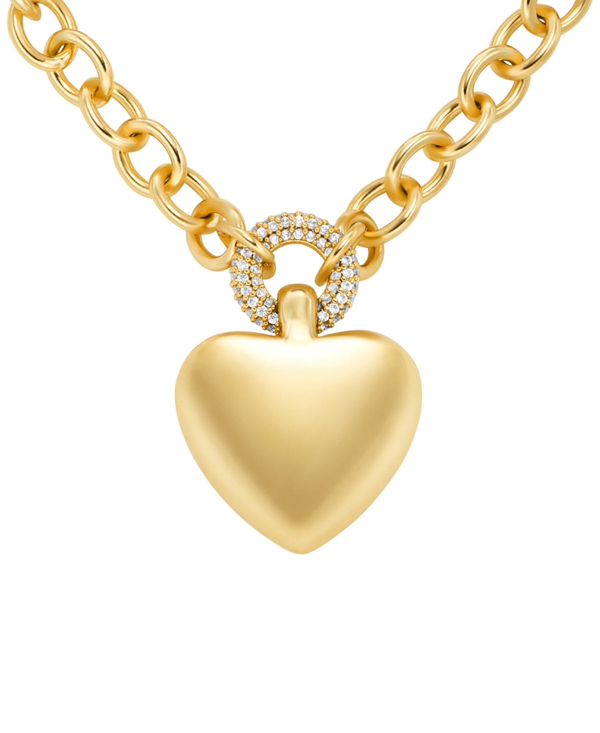 Click here for Michael Kors Double Layer Heart Necklace - Gold prices