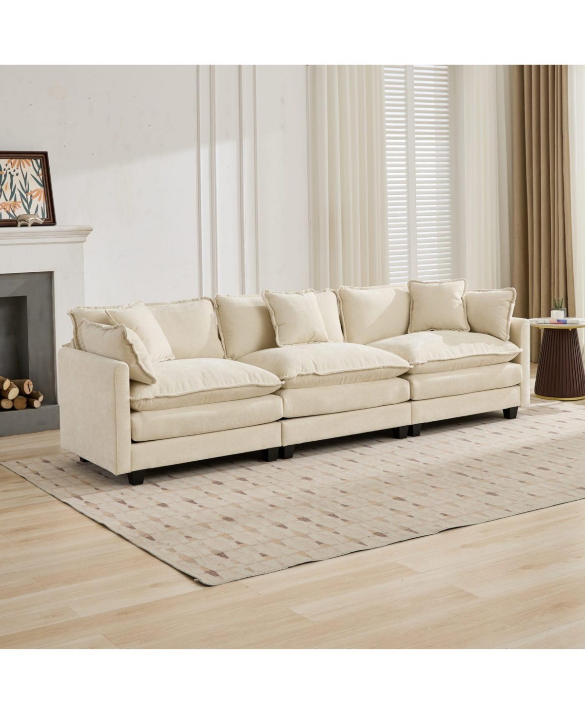 Click here for Streamdale Cloud Couch: Flexible  Modular Chenille... prices