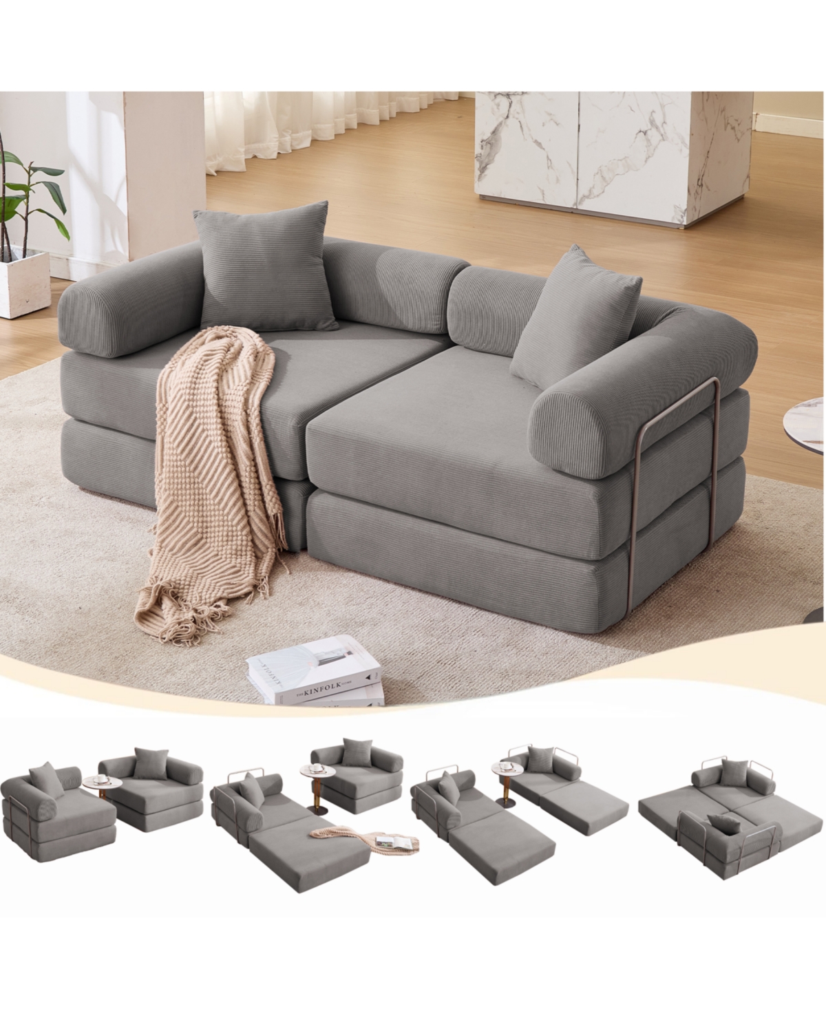 Click here for Streamdale Furniture Modular Sofa Bed for Apartmen... prices