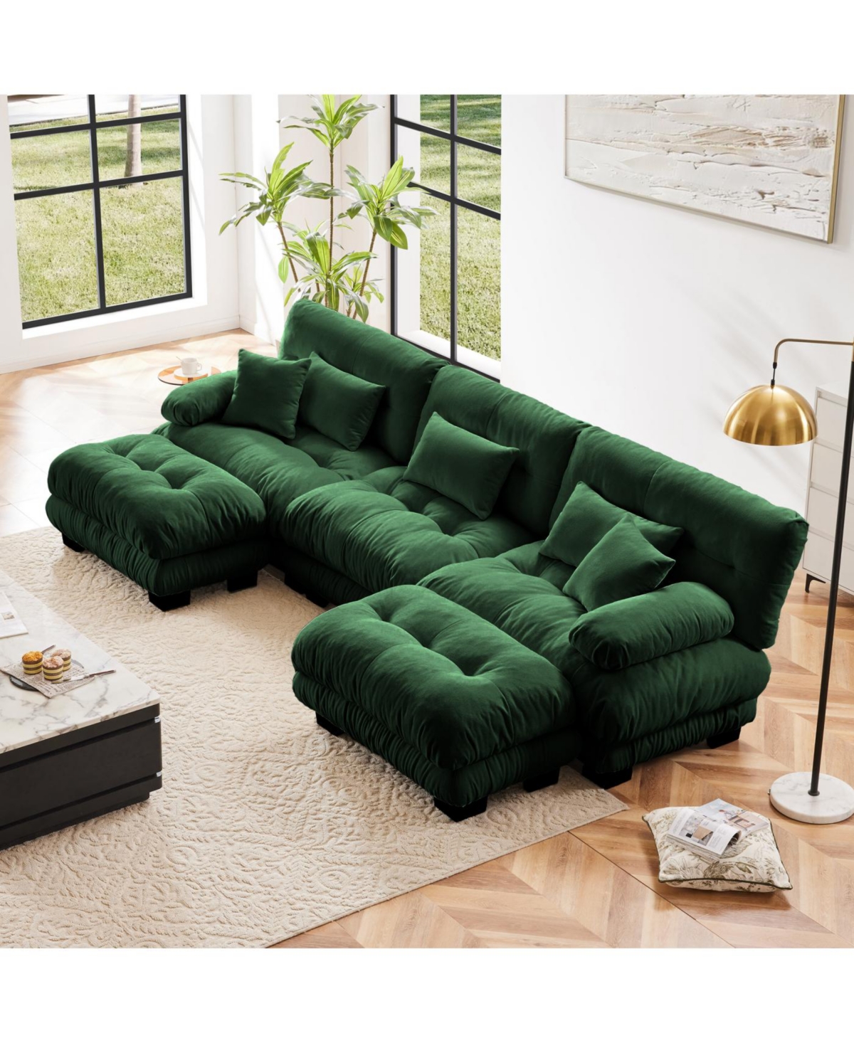 Click here for Streamdale Luxury Modular Sectional Sofa Couch - O... prices