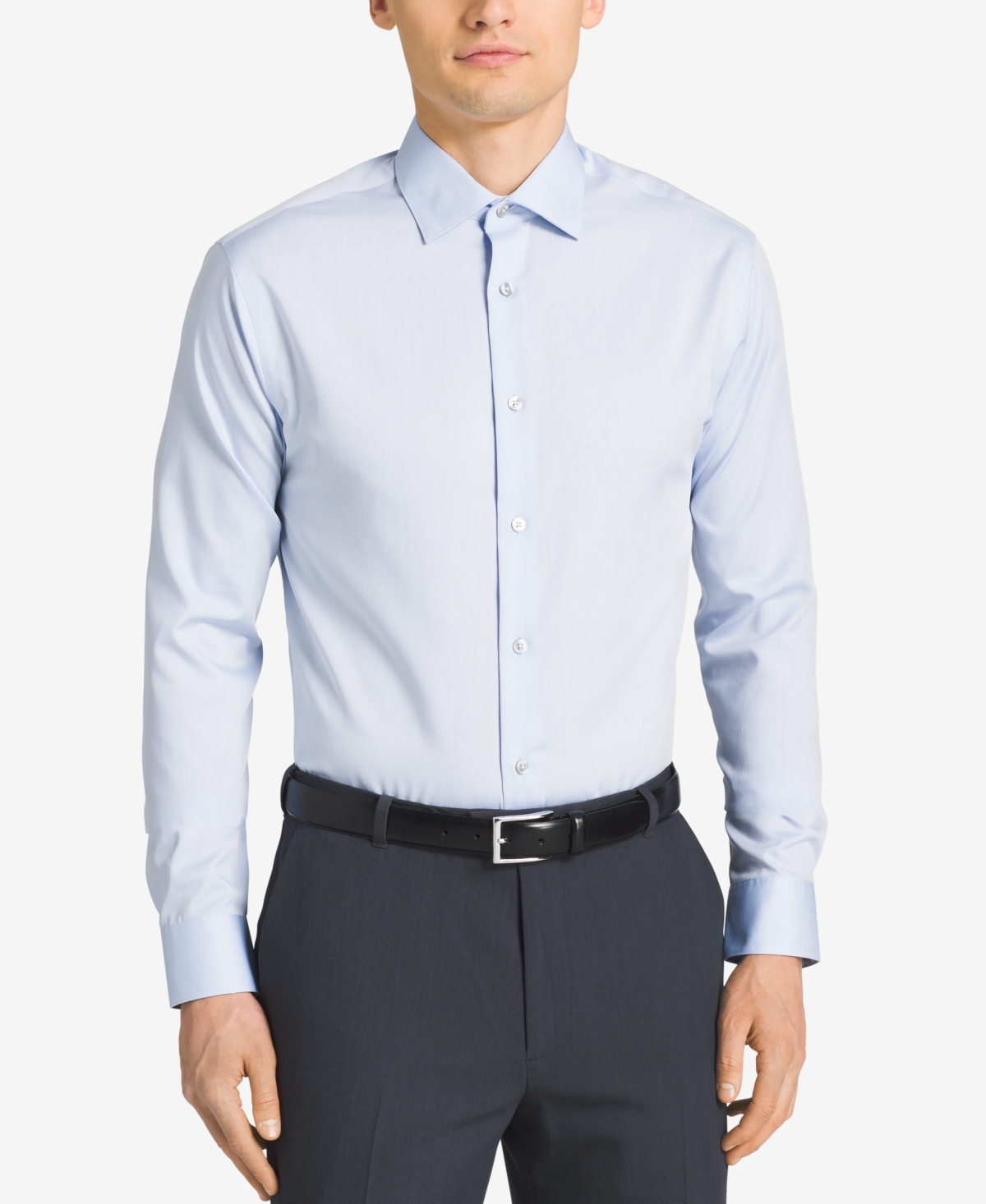 Click here for Calvin Klein Steel Mens Classic-Fit Non-Iron Perfo... prices