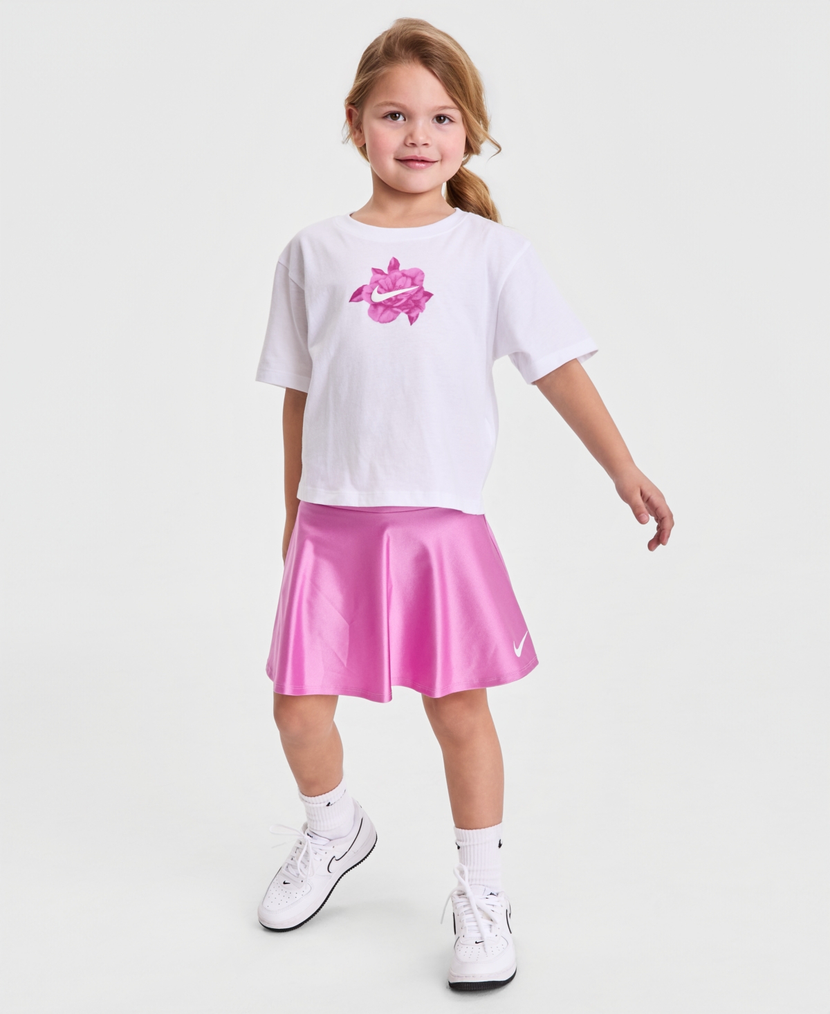 Click here for Nike Girls 4-6X Boxy Crewneck T-Shirt and Scooter... prices