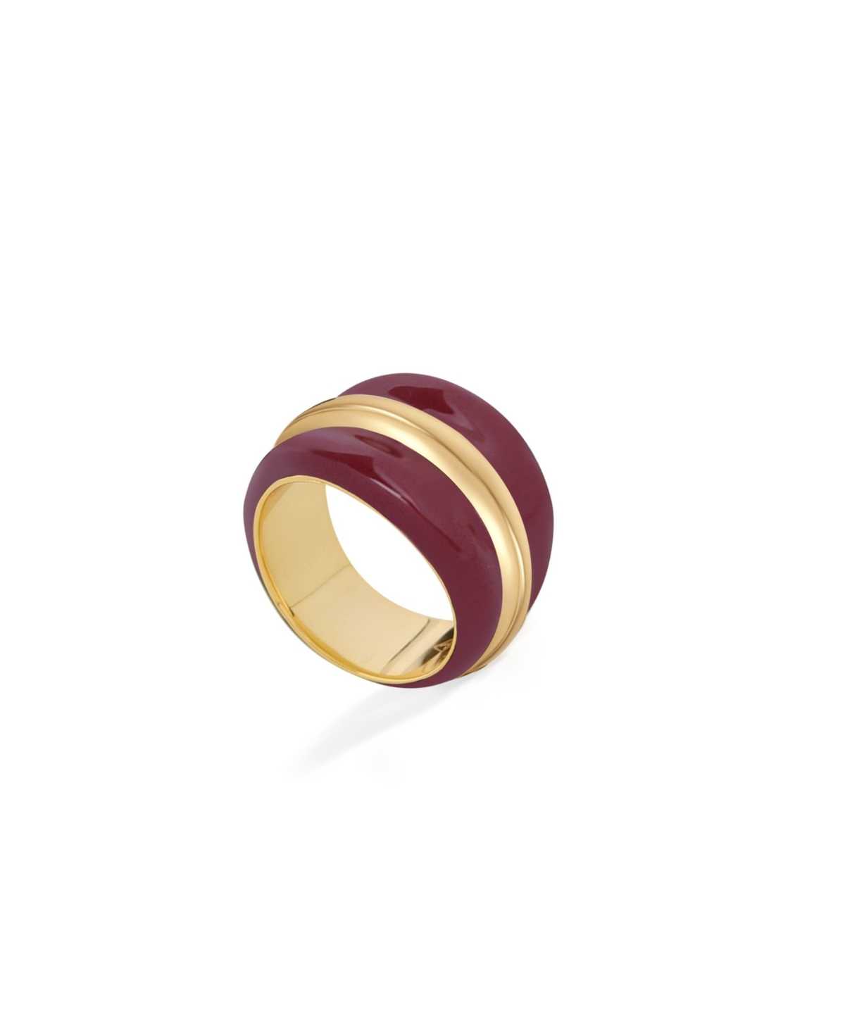 Click here for Retro Chic Ostuni Ring - Red  gold prices