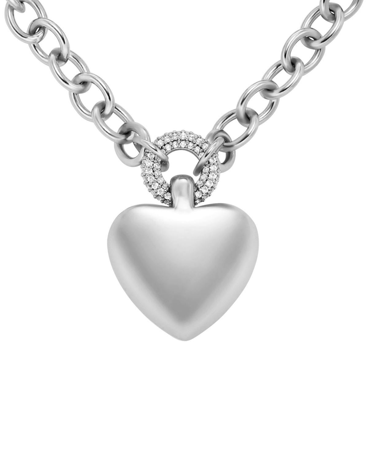 Click here for Michael Kors Double Layer Heart Necklace - Silver prices