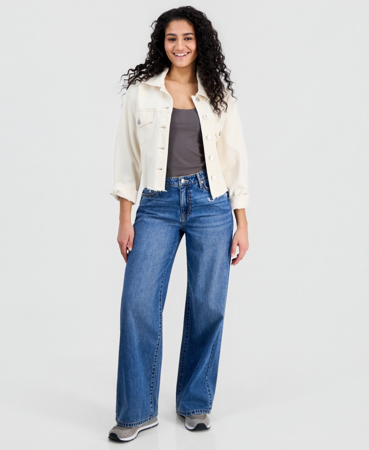 Click here for Celebrity Pink Juniors Baggy Wide-Leg Jeans - Meli... prices
