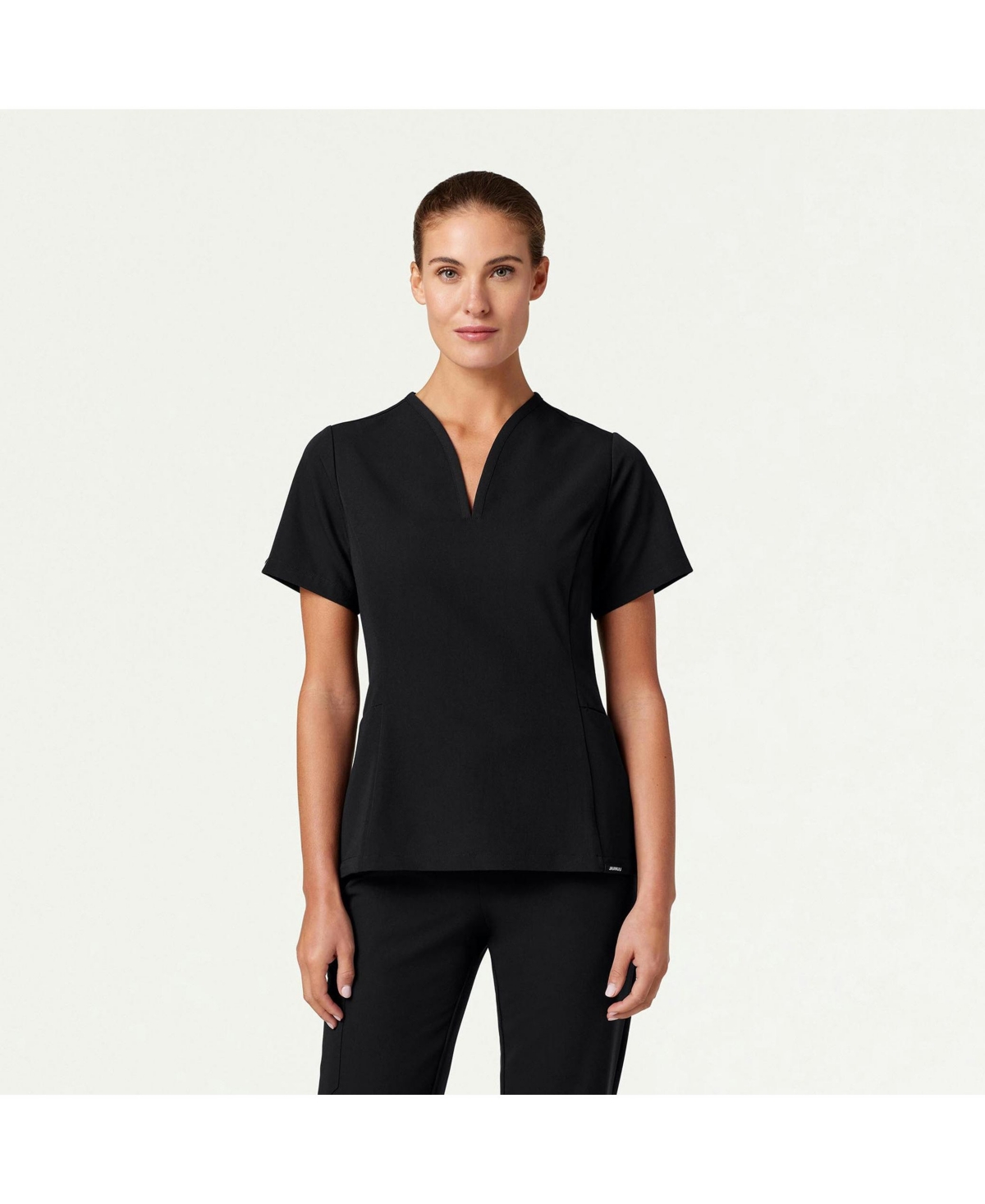 Click here for Jaanuu Plus Size Calix 2-Pocket Tailored V-Neck Sc... prices