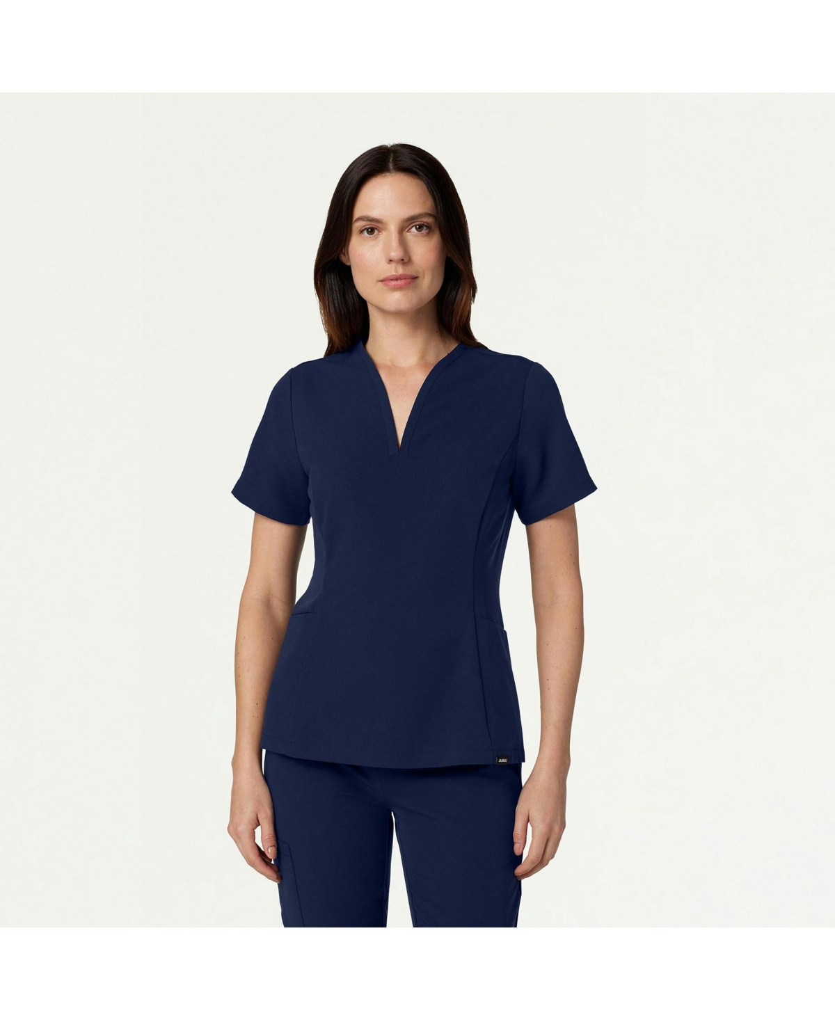 Click here for Jaanuu Plus Size Calix 2-Pocket Tailored V-Neck Sc... prices