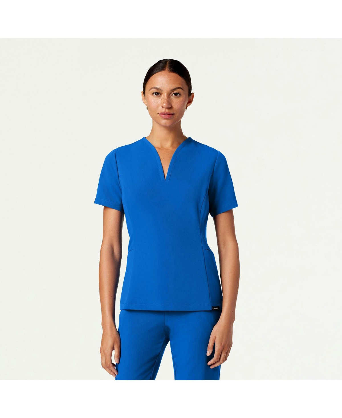 Click here for Jaanuu Plus Size Calix 2-Pocket Tailored V-Neck Sc... prices