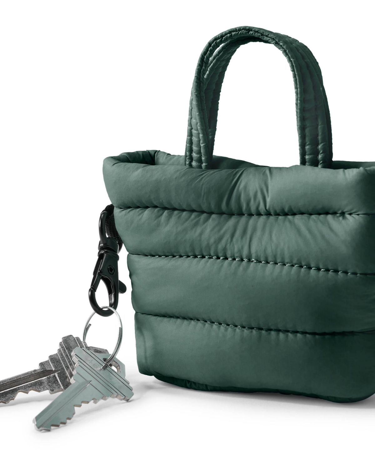 Click here for Lands End Mini Wanderweight Tote - Woodland forest prices
