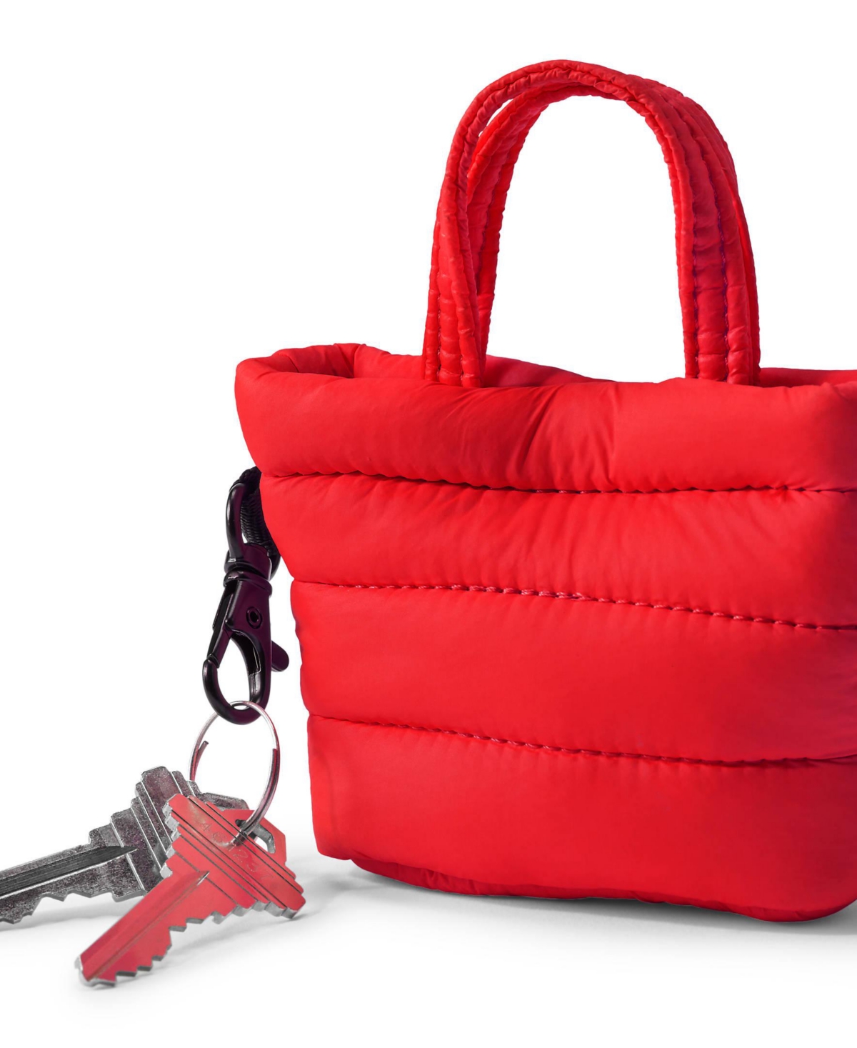 Click here for Lands End Mini Wanderweight Tote - Bright cherry prices
