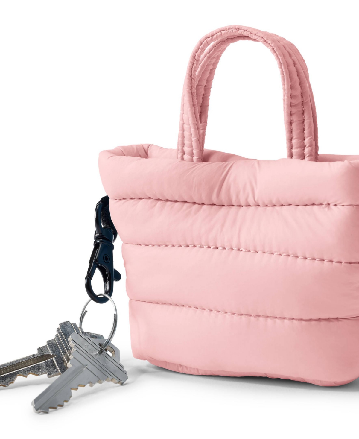 Click here for Lands End Mini Wanderweight Tote - Light mauve prices