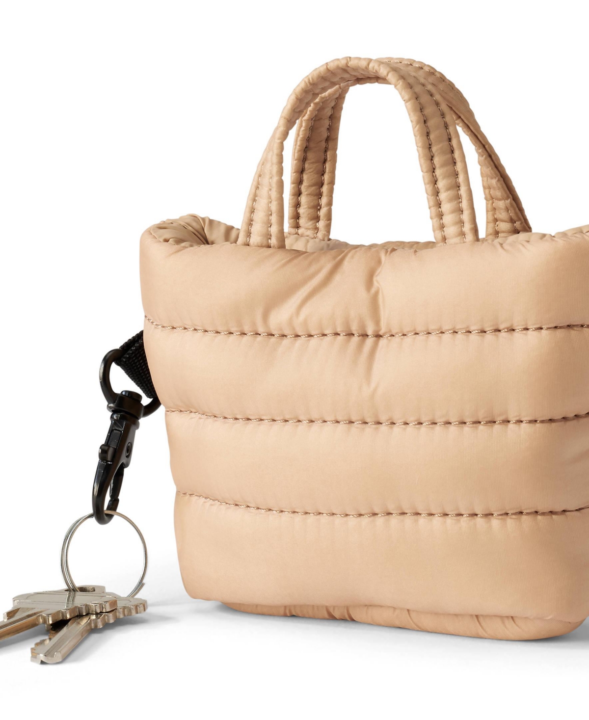 Click here for Lands End Mini Wanderweight Tote - Desert tan shin... prices