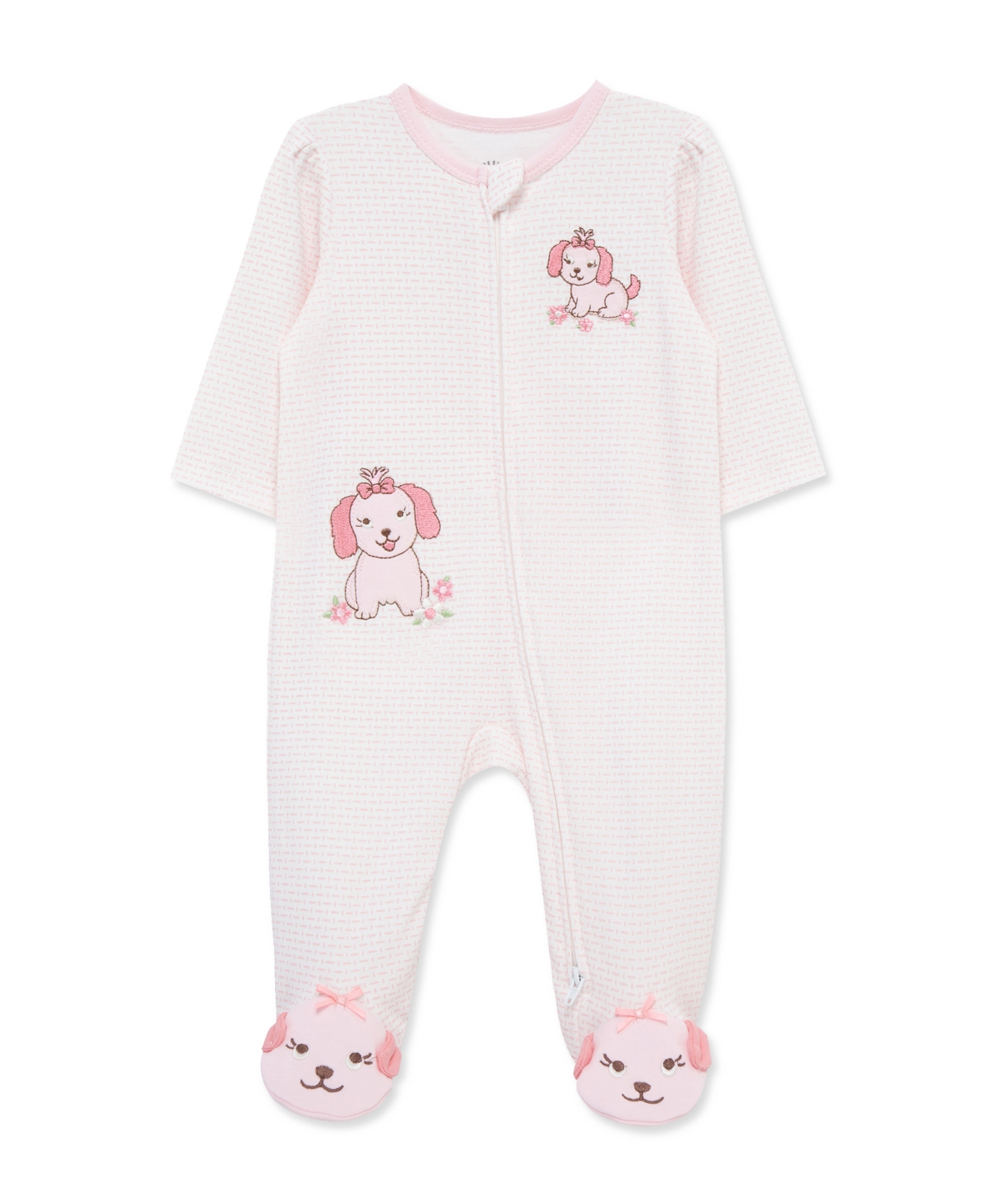 Click here for Little Me Baby Girls Lovely Pups Footed Coverall -... prices
