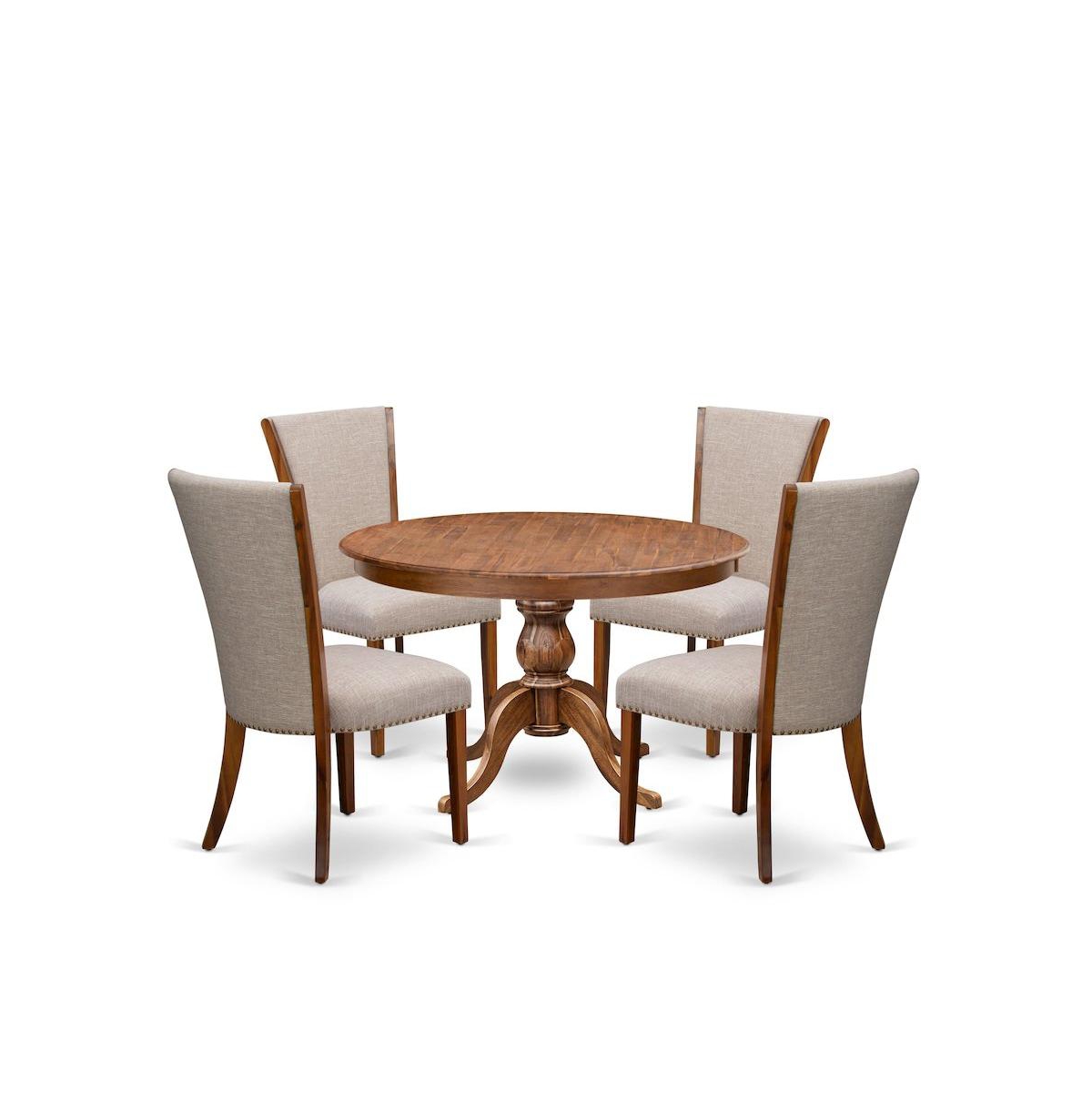Click here for Luxe by East West Furniture 5 Piece Dinette Set Co... prices