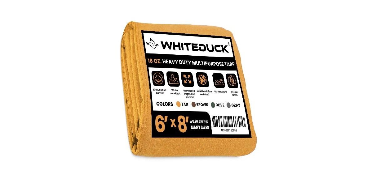 Click here for White Duck Outdoors 18 oz. Canvas Tarp 6x8 Tan prices