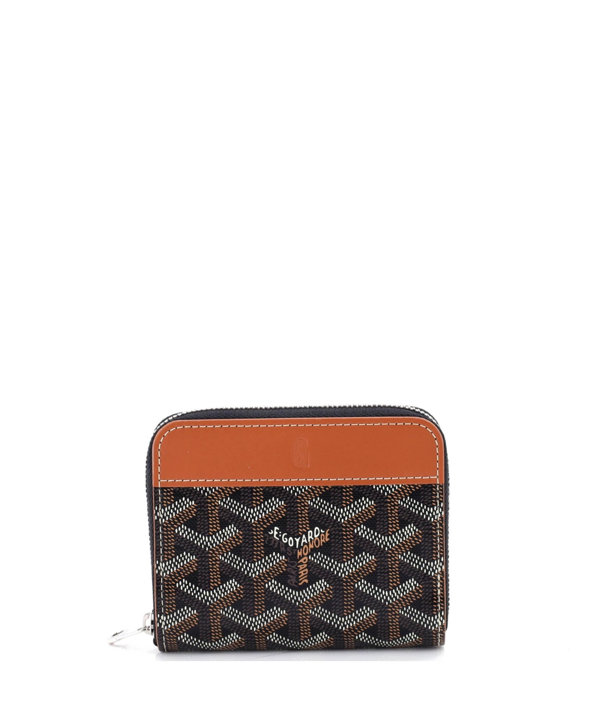 Click here for Pre-Owned Goyard Pm Matignon Zip Wallet Coated Can... prices