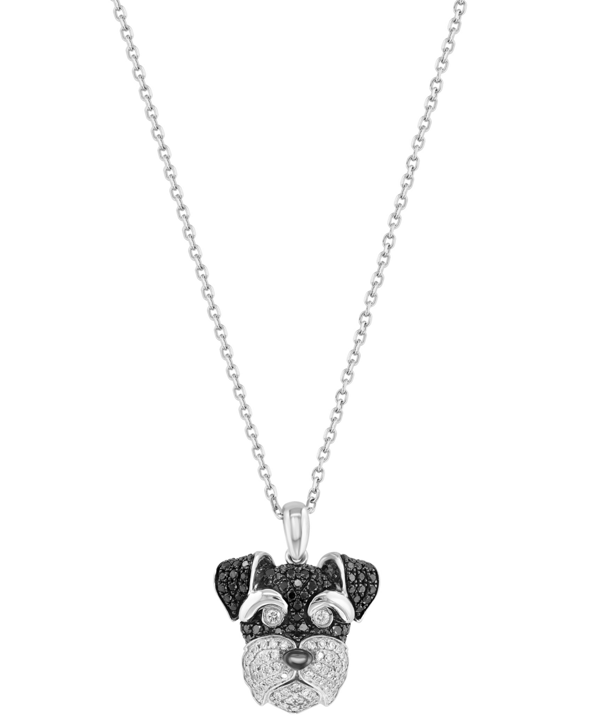 Click here for Effy Collection White & Black Diamond Pendant Neck... prices