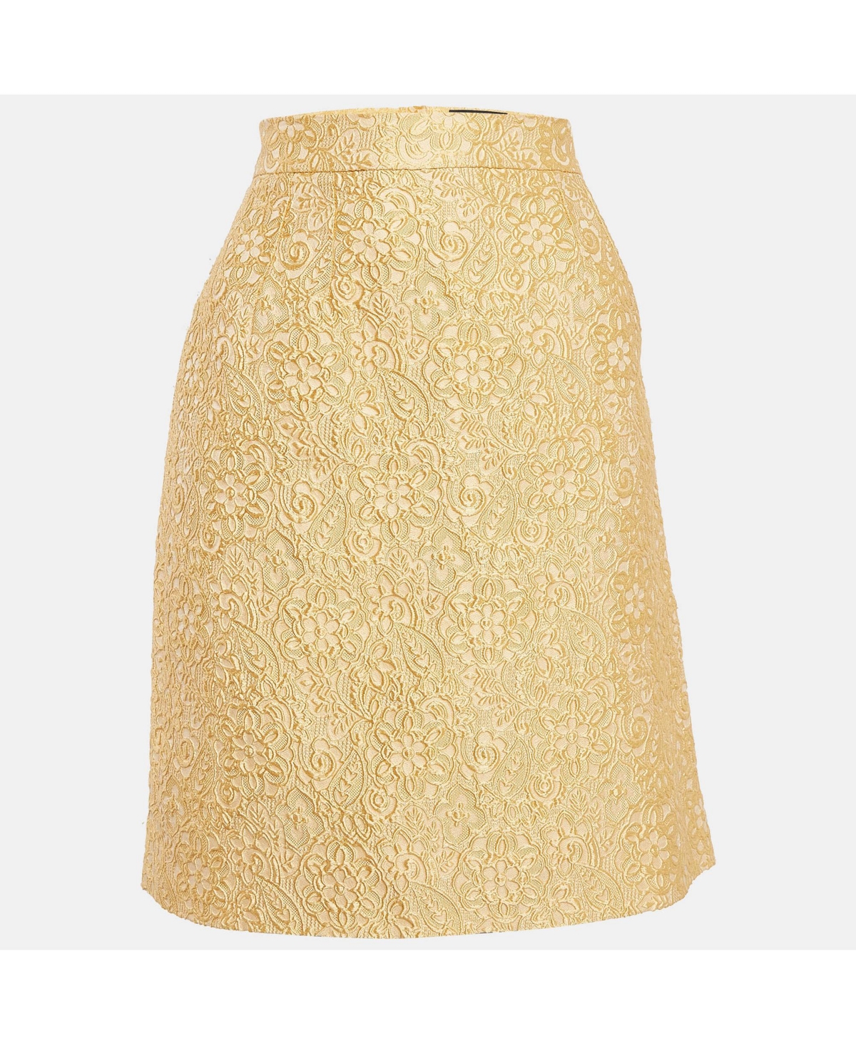 Click here for Pre-Owned Dolce & Gabbana Womens Yellow Textured J... prices