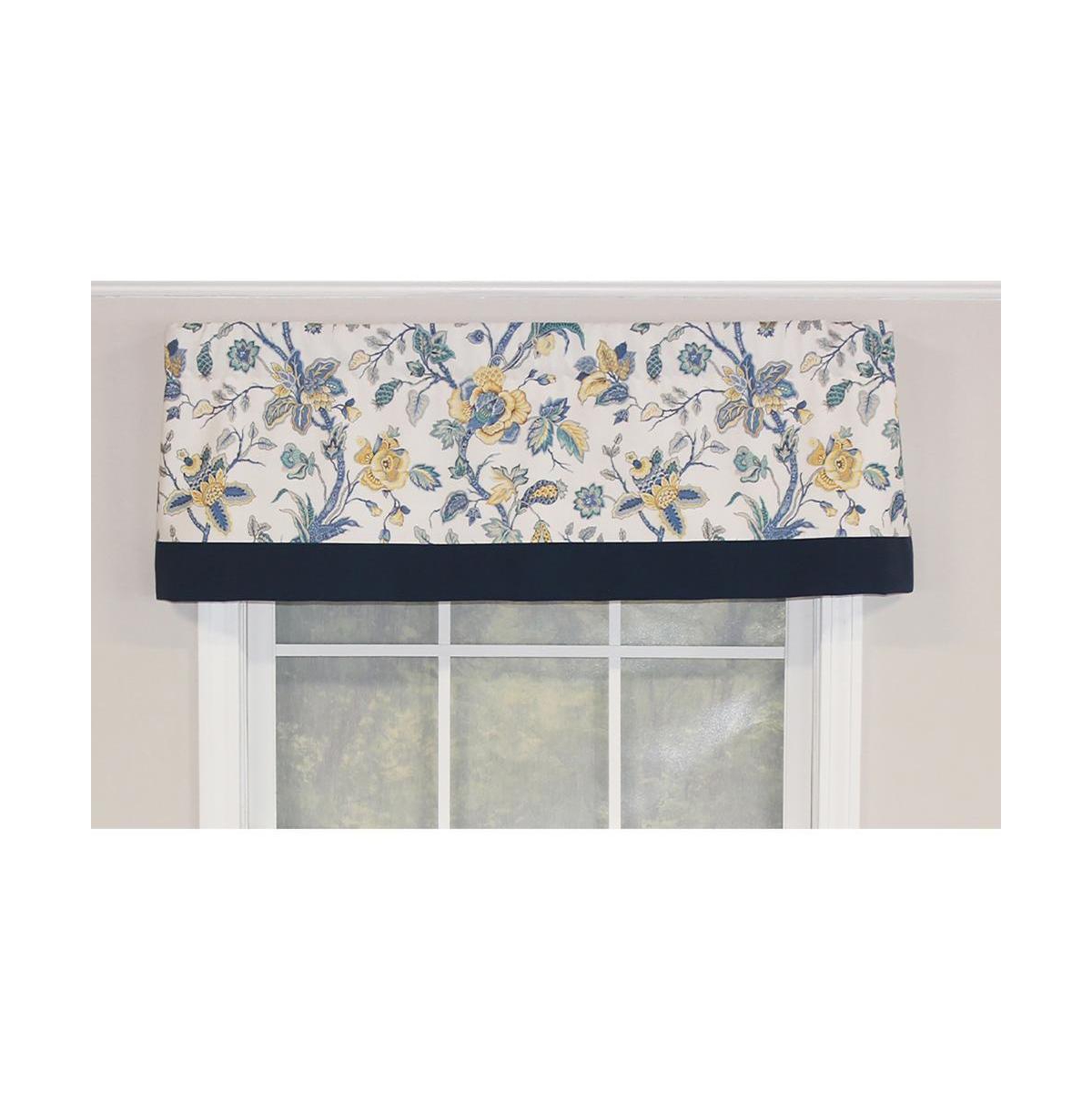 Click here for Rlf Home Gianna Banded Valance Spa. 3 Rod Pocket... prices