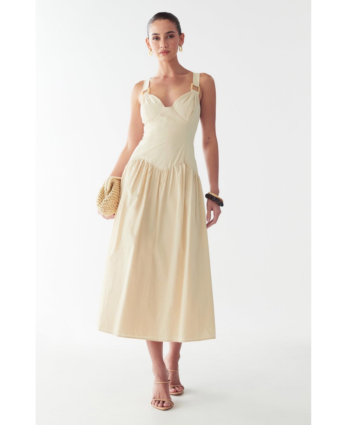 Click here for St Mrlo Womens Heather Dress - Bone prices