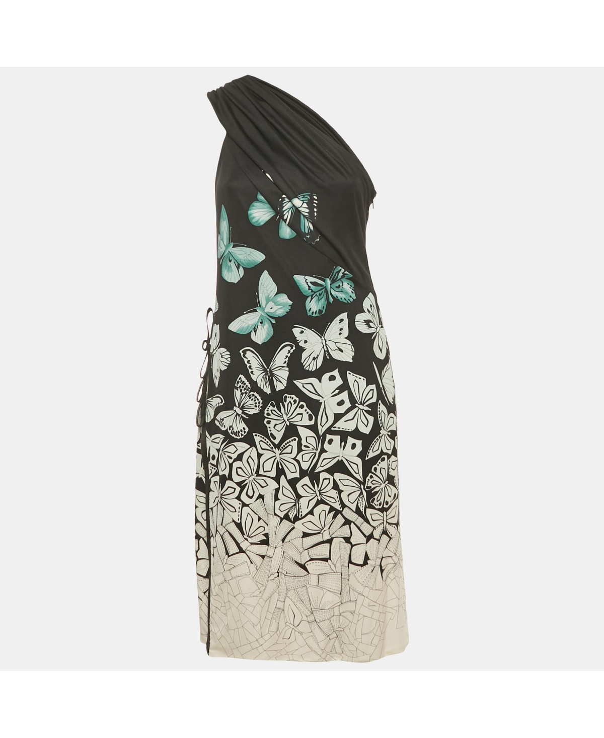 Click here for Pre-Owned Versace Womens Black Butterfly Print Jer... prices