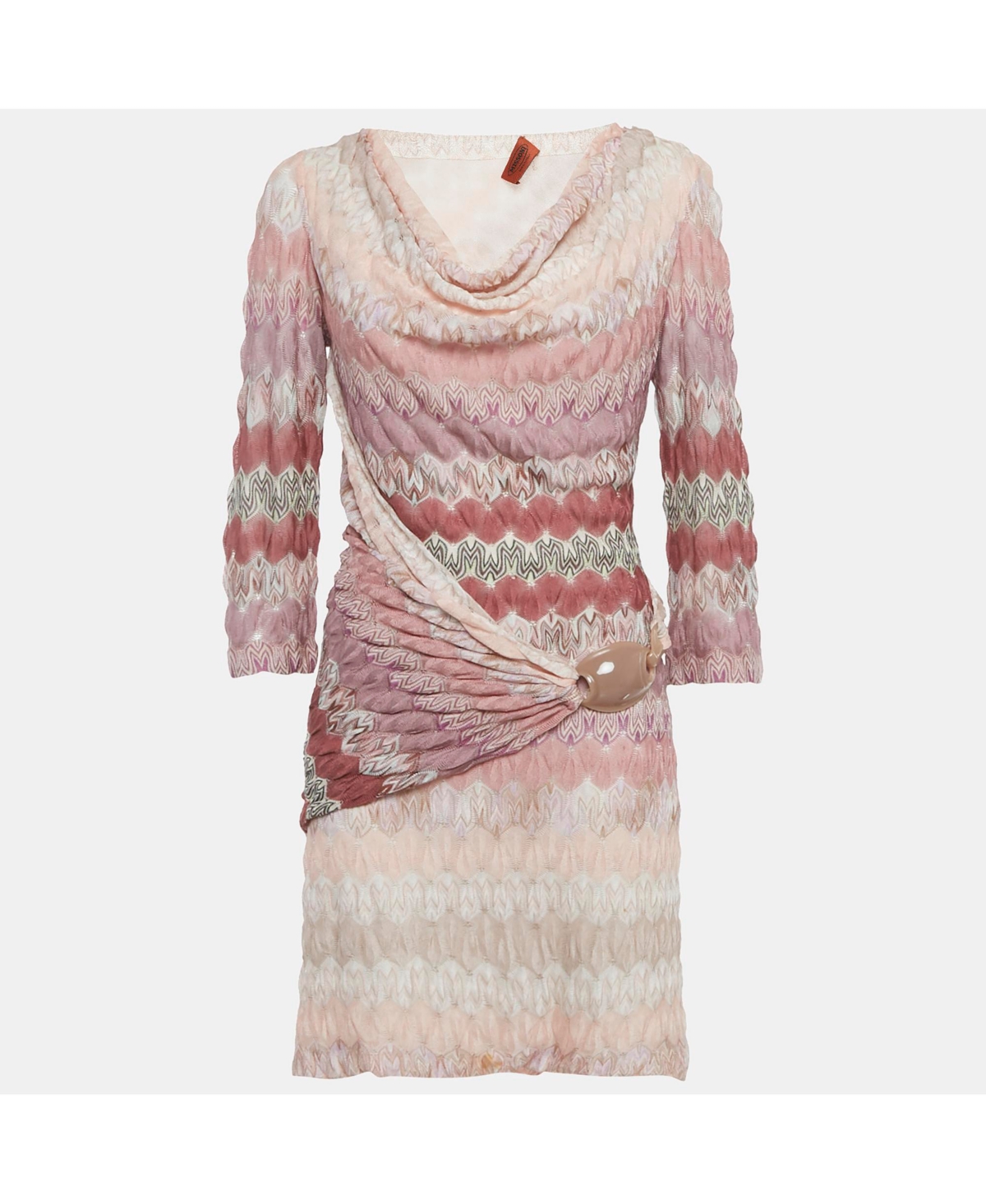 Click here for Pre-Owned Missoni Womens Multicolor Patterned Knit... prices