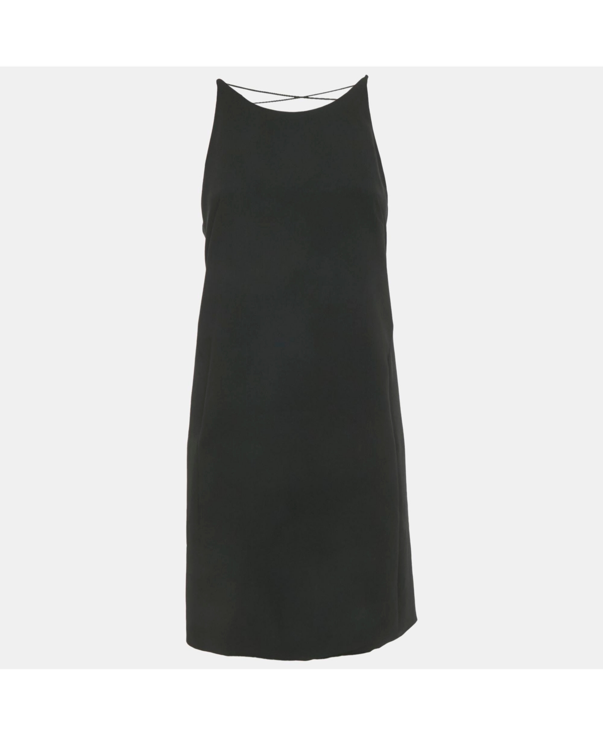 Click here for Pre-Owned Versace Womens Black Crepe Crisscross De... prices