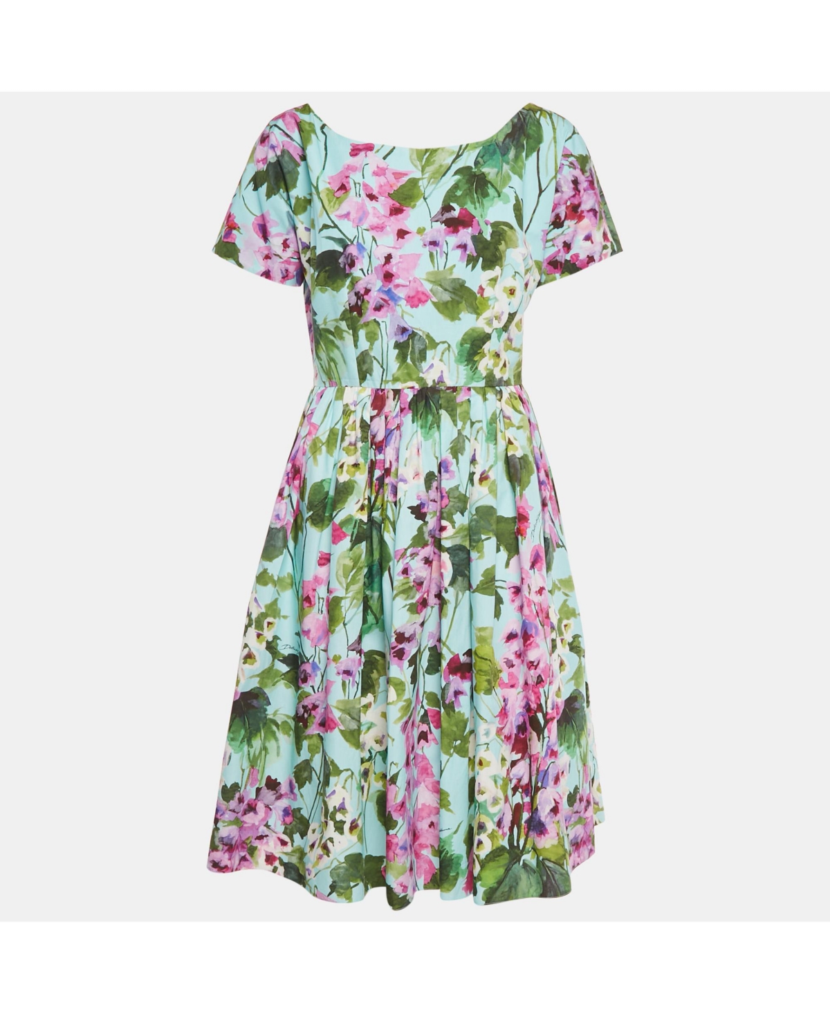 Click here for Pre-Owned Dolce & Gabbana Womens Blue Floral Print... prices