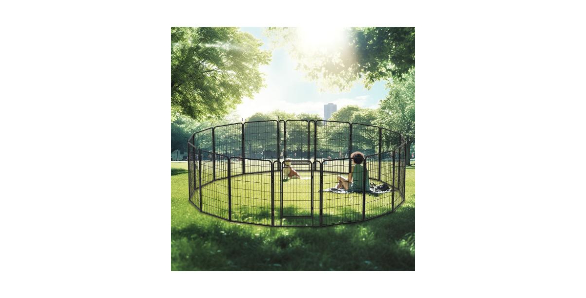 Click here for Aostirmotor 39.37 in. H Dog Fence Pet Exercise Pen... prices