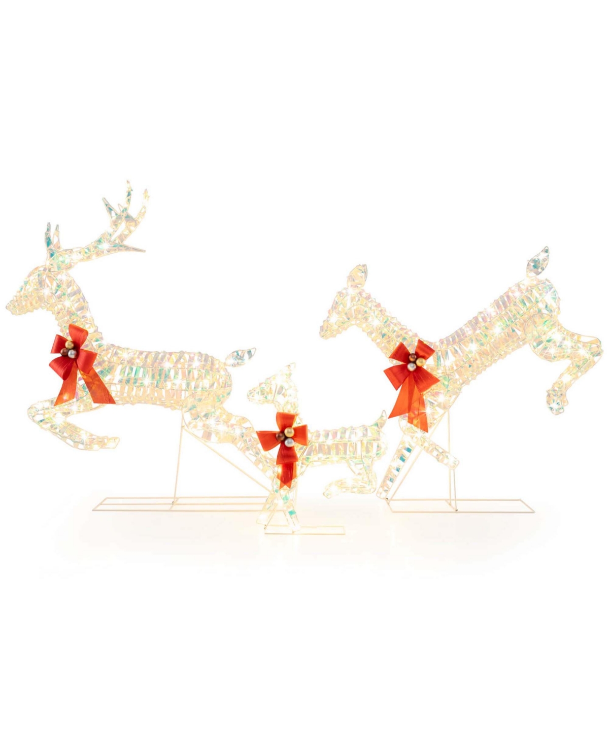 Click here for Christmas Lighted Reindeer with Led Lights and Red... prices