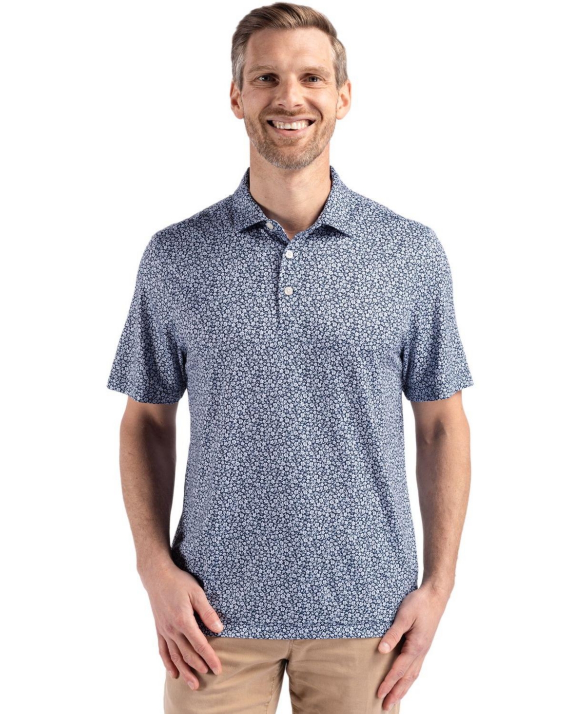 Click here for Cutter & Buck Mens Pike Eco Flora Print Recycled P... prices