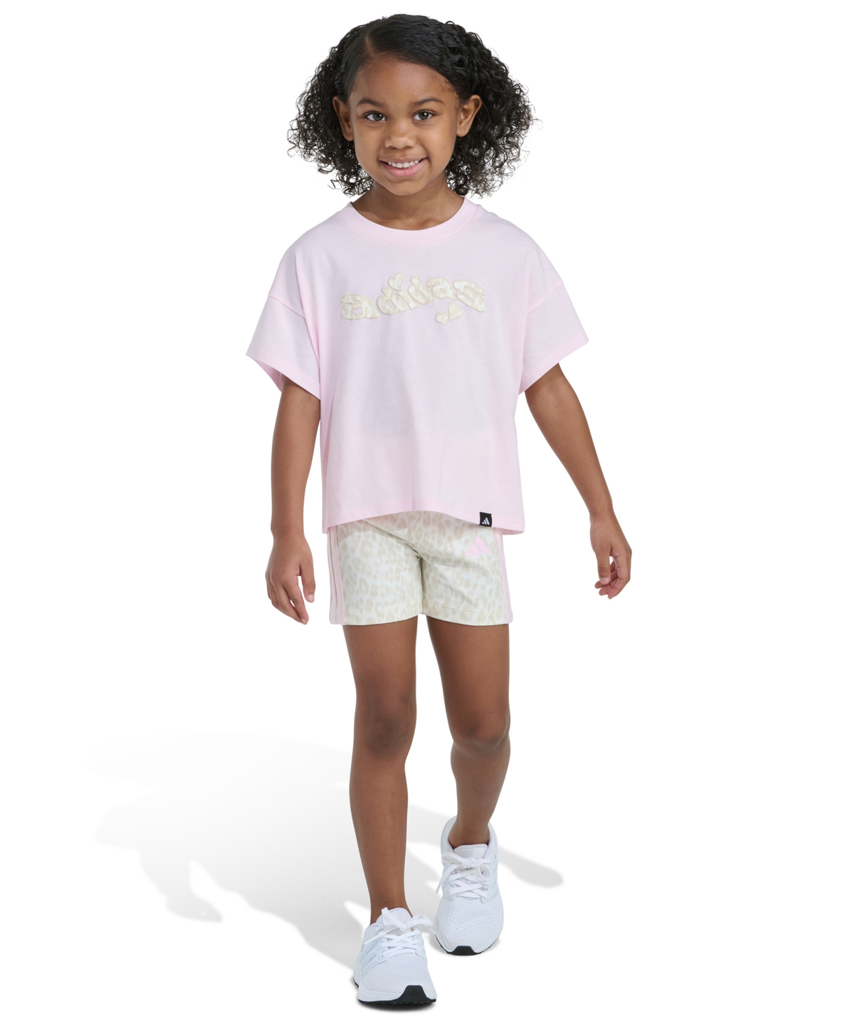 Click here for adidas Girls 2T-6X Crewneck T-Shirt and Printed Bi... prices
