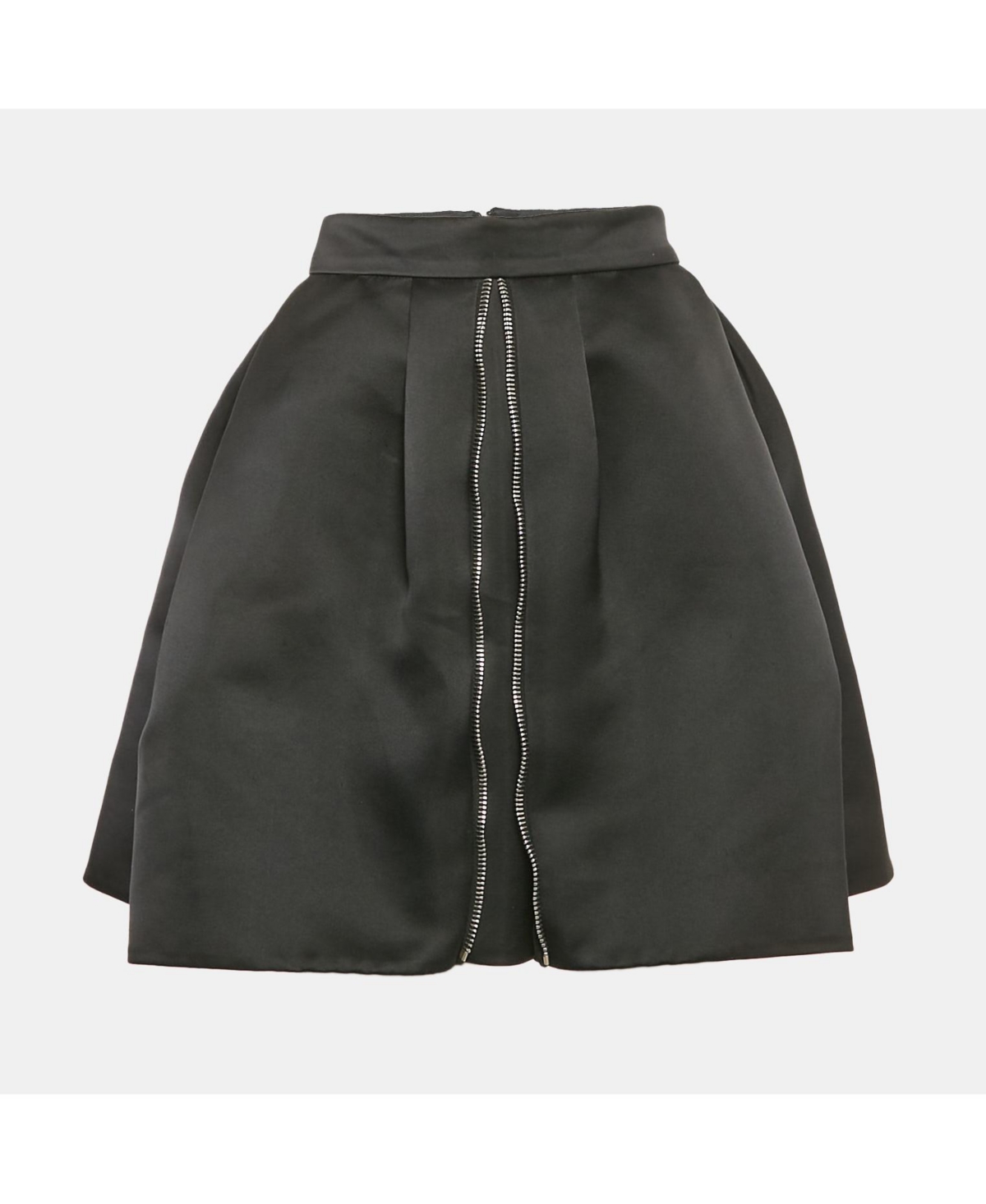 Click here for Pre-Owned Alexander Mcqueen Womens Black Satin Ple... prices