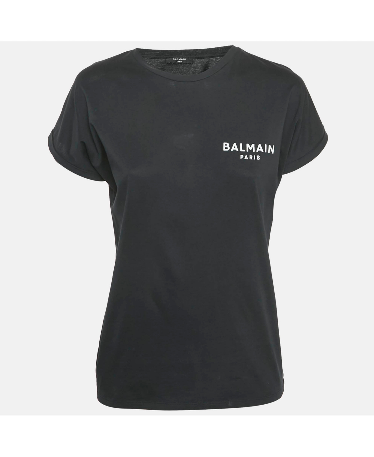 Click here for Pre-Owned Balmain Womens Logo Print Jersey T-Shirt prices