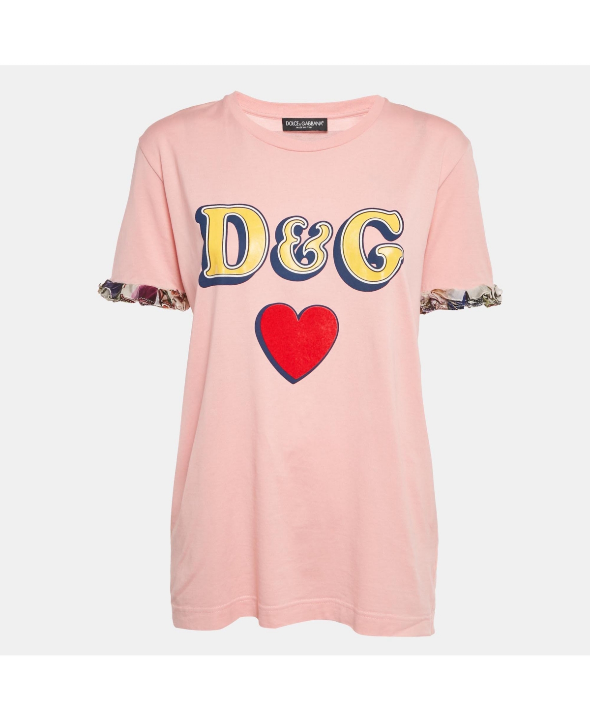 Click here for Pre-Owned Dolce & Gabbana Womens Pink Logo Print J... prices